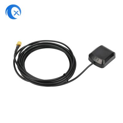 China Magnetic Mount External Active GPS Antenna 26dBi With RG174 Cable for sale
