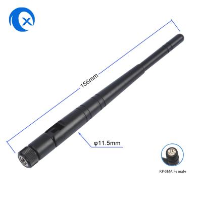 China 2.4GHz Indoor Omni WiFi Antenna 3dBi With Swivel RP SMA Connector for sale