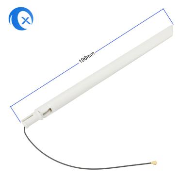 China Blade Shape 2.4G Omni WiFi Antenna 5dBi With Flying Lead for sale