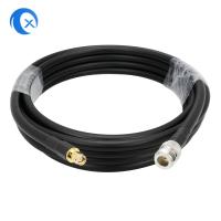 China LMR 400 Low loss RF coaxial cable assemblies  N-type female to RPSMA male connector for sale