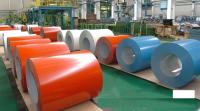 China PPGI Color Coated Steel Coil , RAL9002 Galvanized Steel Sheet In Coil for sale