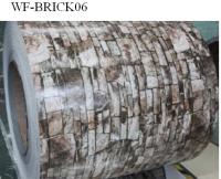 China Durable PPGI Prepainted Steel Coil With Brick Patterned For Wall Panel for sale