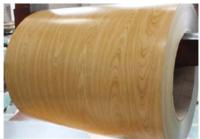 China Wood Patterned Painted Aluminum Coil Fire Resistance DX5ID Grade for sale