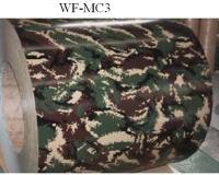 China Camouflage Patterned Color Coated Steel Coil , Galvalume Steel Coil for sale