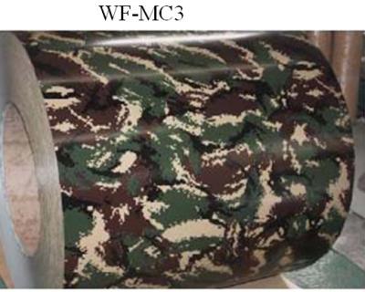 China Camouflage Patterned Color Coated Steel Coil , Galvalume Steel Coil for sale