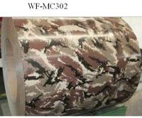 China Camouflage Patterned Color Coated Steel Coil , Galvalume Steel Coil for sale