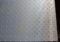 China Checkered Galvanized Steel Sheet In Coil , Metal Sheet Roll Hot Dipped for sale
