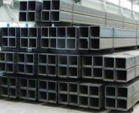 China Non Alloy Welded Galvanised Hollow Square Steel Tube Section Black 10mm Thickness for sale