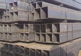 China SS400 Black Welded Steel Square Tubing RHS 0.45 - 30 Mm Wall Thickness for sale