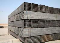 China High Frequency Welding Hollow Steel Pipe , Steel Rectangular Tubing For Building Material for sale
