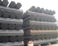 China A53 / ASTM 5L Round Hollow Steel Pipe , Seamless Boiler Tubes High Frequency Welded for sale