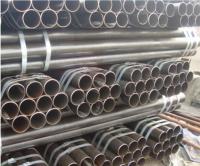 China A53 / ASTM 5L Round Hollow Steel Pipe , Seamless Boiler Tubes High Frequency Welded for sale