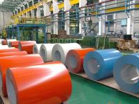 China Orange EN10025 - 1995 Prepainted Steel Coil 55% Al - Zn For Home for sale