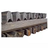 China High Strength U Shape Steel Sheet Piling For Structural Roofing And Platform for sale