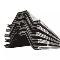 China SY295 SY390 U / Z Type Used Steel Concrete Sheet Pile Hot Rolled Larsen for sale