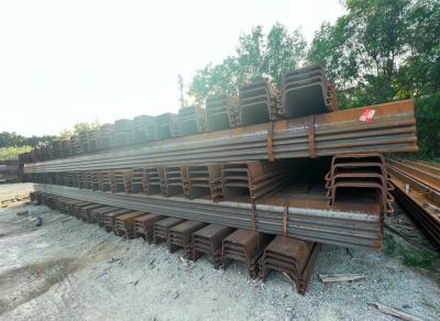 China U-Shaped Steel Sheet Piling Use For Building Construction Port Bridge for sale