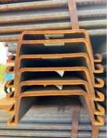 China Good Water Tightness High Strength Steel Sheet Pile Use For Building Construction for sale