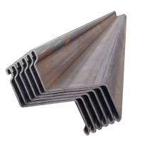 China High Steel Grade Z Shape Dimension Cold Rolled Steel Sheet Pile For Architecture for sale