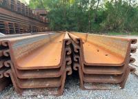 China Strong Bearing Capacity Light Structure Steel Sheet Piling Good Water Tightness for sale
