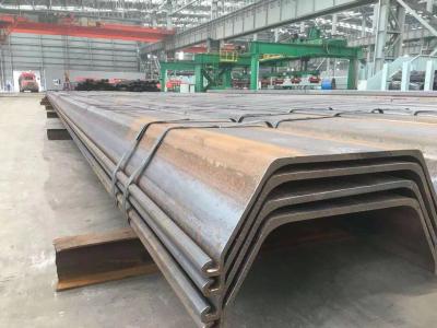 China High Strength Light Weight Good Water Resistance Steel Sheet Piling can be recycled for sale