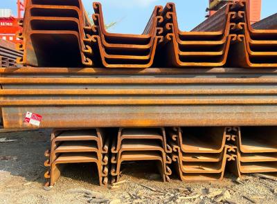 China Strong Bearing Capacity Light Structure Steel Sheet Piling Good Water Tightness for sale