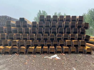 China Hot Cold Rolled Z U Type Steel Sheet Piling Steel Sheet Pile Good Water Tightness for sale