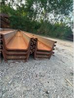 China Hot Cold Rolled Z U Type Steel Sheet Pile Good Water Tightness for sale