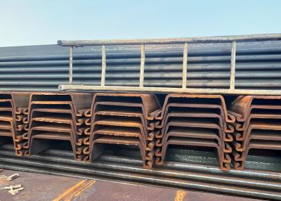 China Hot Cold Rolled Z U Type Steel Sheet Pile Good Water Tightness Can Be Recycled Multiple Times for sale