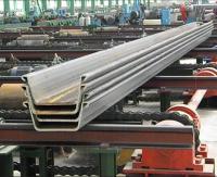 China U Type Steel Sheet Pile Good Water Good Interchangeability And Reusable for sale