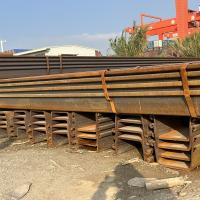 China AiSi U Shape Steel Sheet Piling , 6 / 9 / 12m Steel Sheet Pile for sale