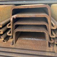 China Easy To Transport Hot Rolled 10.5mm Steel Sheet Piling / Pile U Shaped for sale
