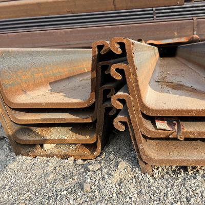 China Hot Rolled Or Cold Bending U Type Steel Sheet Piling Dirt Resistance for sale