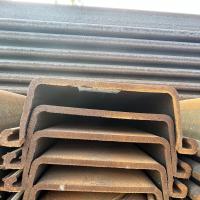 China Water Resisting Z Type U Type Steel Sheet Piling 400x100x10.5mm for sale