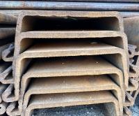 China Z Shaped And U Shaped Series Steel Sheet Pile Used For Building Construction for sale
