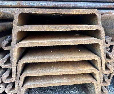 China Z Shaped And U Shaped Series Steel Sheet Pile Used For Building Construction for sale