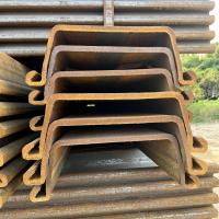 China AiSi Hot Rolled U Shaped Steel Sheet Piling Strong Carrying Capacity for sale