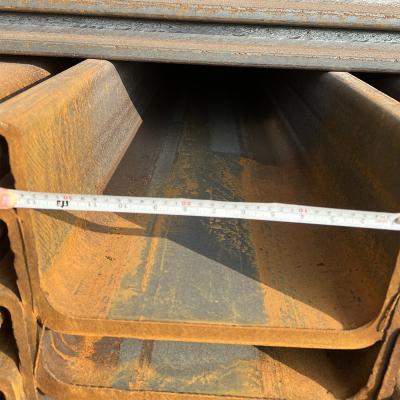China 400x100x10.5 Hot Rolled / Cold Formed Steel Sheet Pile U Shaped for sale