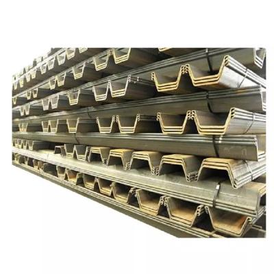 China U Z Type Profile Hot Rolled High Strength Steel Sheet Piling / Sheet Pile for sale