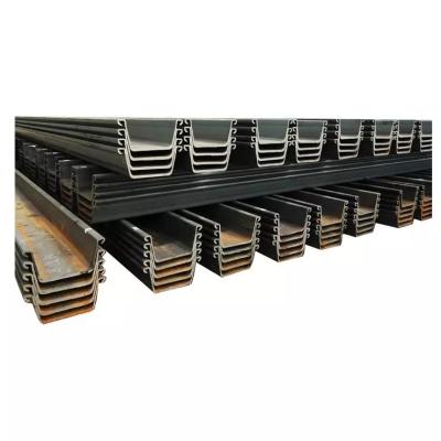 China Hot Rolled Z - Shaped And  U -Shaped Series Steel Sheet Piling / Sheet Pile for sale