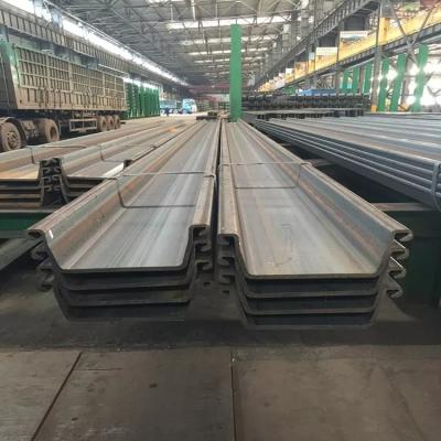 China U /  Z Type Steel Sheet Piling / Sheet Pile Higher Recycled Steel Content for sale