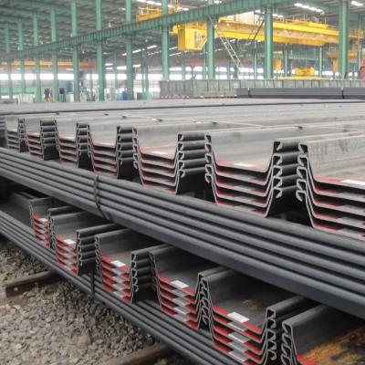 China Strong Carrying Capacity Hot Rolled U Shaped Steel Plate Piling / Steel Sheet Pile for sale