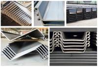 China Hot Rolled / Cold Formed U / Z - Shaped Steel Plate Piling 400*100*10.5mm for sale
