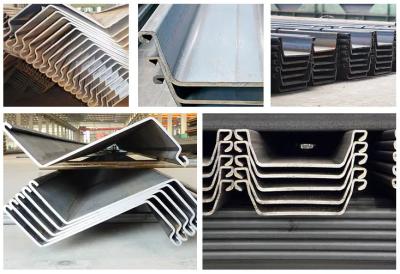 China Hot Rolled / Cold Formed U / Z - Shaped Steel Plate Piling 400*100*10.5mm for sale