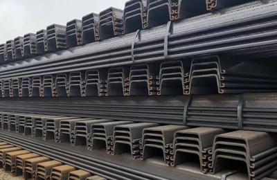 China Anti - Corrosion 10.5mm Thickness U Series Sheet Piling Suitable For Transportation for sale