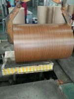 China Wood Patterned , Prepainted Galvalume Steel Sheet In Coil for sale