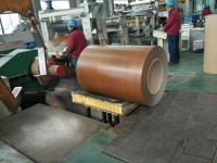 China Wood Patterned , Prepainted Galvalume Steel Sheet In Coil for sale