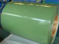China Colour Coated Galvalume Steel Sheet Lotus Green Color Commercial Sheet Metal Coil for sale