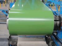 China Colour Coated Galvalume Steel Sheet Lotus Green Color Commercial Sheet Metal Coil for sale
