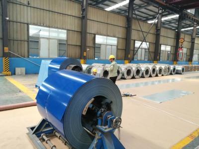 China RAL5012 Prepainted Steel Coil Galvanized Steel Sheet Width 914mm for sale