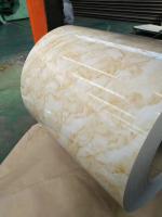 China Marble Patterned Color Coated Steel Coil , Galvanized Steel Sheet In Coil for sale